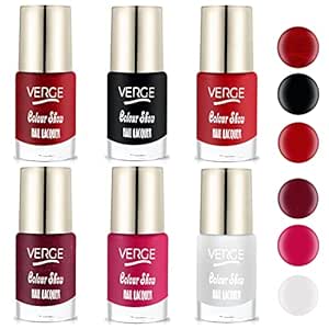 Buy VERGE Colour Show Bright Shine Nail Polish (Longest Stay & Non Toxic; VEGAN) (HIGH FINISH ...