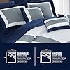Amazon.com: Chic Home Duke Queen Comforter Set 10-Piece, Colorblocked ...
