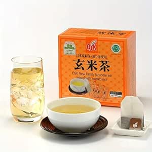 Amazon.com : OSK Japanese Genmaicha Green Tea with Roasted Brown Rice - Authentic Matcha Blend ...