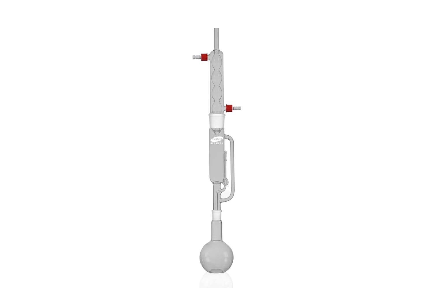 Omsons Glassware | Soxhlet Extractor Apparatus | Extractor Capacity ...