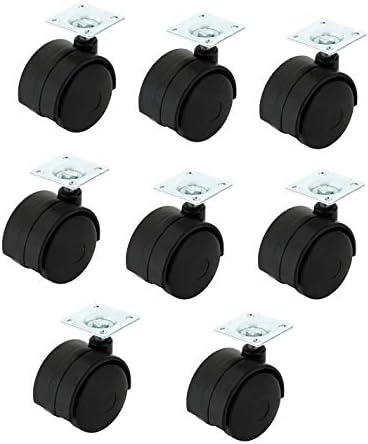 Nixnine Plate Type Premium Revolving Chair Wheels/Furniture Caster ...