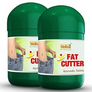 Vediva Fat Cutter ayurvedic formula to burn fat 60 tablets pack of 2 ...