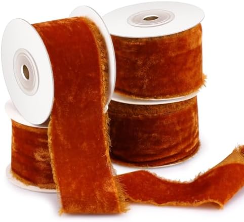 Amazon.com: Keypan Velvet Ribbon for Gift Wrapping Terracotta Handmade ...