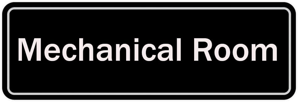Amazon.com : Mechanical Room Sign For House (With Strong Adhesive Tape ...