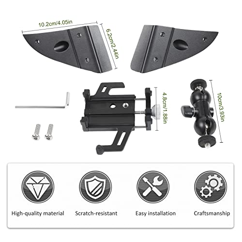 Snapklik.com : JeCar For Ram Phone Mount A-Pillar Cell Phone Holder For ...