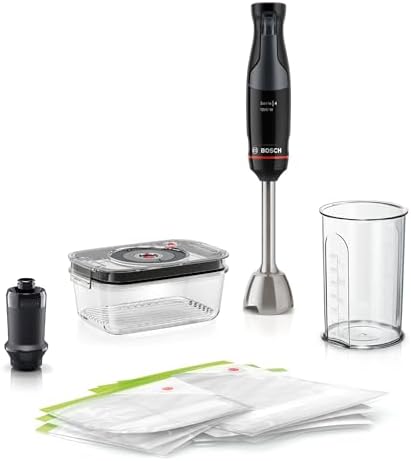 Bosch ErgoMaster Series 4 MSM4B6V2 Hand Blender, Single-Handed Vacuum ...