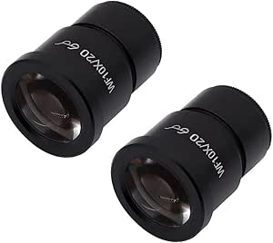Amazon.com : Microscope Adapter 1 Pair WF 10X/20X Trinocular Stereo ...