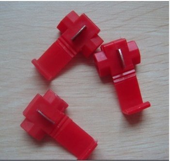 cable connector electrical wire clip , 0.5 - 1.0MM2 red colour 1000 PCS ...