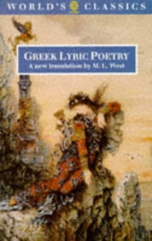 Amazon.com: Greek Lyric Poetry: The poems and fragments of the Greek ...