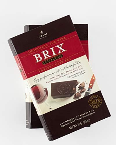 Amazon.com : Brix Chocolate 4 Flavours - Two Wine Pairing Gift Sets ...