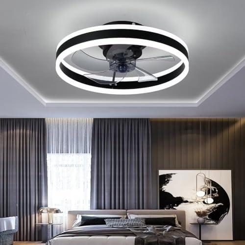 TATANE Led Ceiling Fans with Lights Reversible Remote, 6 Speeds Modern ...