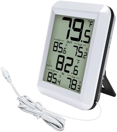 Amazon.com : Large Digital Max Min Thermometer - Indoor Outdoor Garden ...
