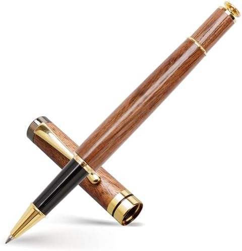 Amazon.com : Nice Wooden Writing Pen for Men Women Gift Pen Set with 2 ...