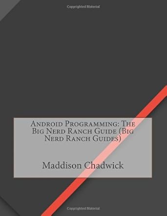 Buy Android Programming: The Big Nerd Ranch Guide (Big Nerd Ranch ...
