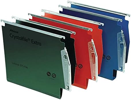 Rexel Foolscap Heavy Duty Suspension Files with Tabs and Inserts for ...
