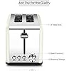 Amazon.com: Toaster 2 Slice, Retro Small Toaster with Bagel, Cancel ...