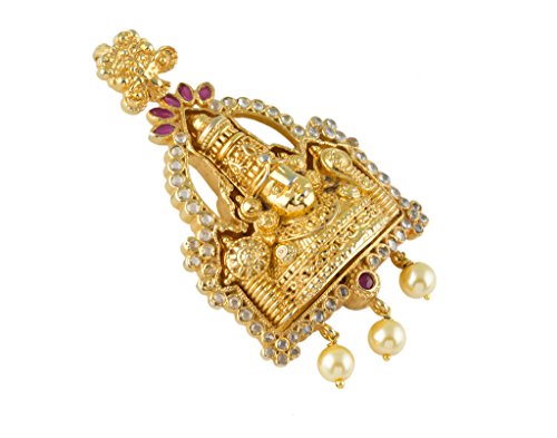 Buy VAMA Fashions Gold Plated Tirupati Balaji Locket Pendant For Men ...
