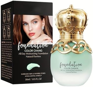 Amazon.com : Color-Changing Foundation, High Coverage Long-Lasting ...