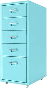 Amazon.com: File Cabinet 5-Layer Drawer Type Steel Filing Cabinet ...
