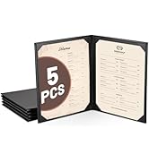 Amazon.com: WeChef 30 Pack 8.5" x 14" Restaurant Menu Covers Double ...
