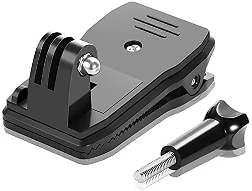 Quatreg® 360 Degree Backpack Hat Belt Clip Clamp Mount for Go Pro Hero ...