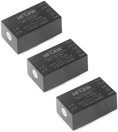 Amazon.com: EC Buying 3Pcs HLK-30M24C AC-DC Mini Step-Down Power Supply ...