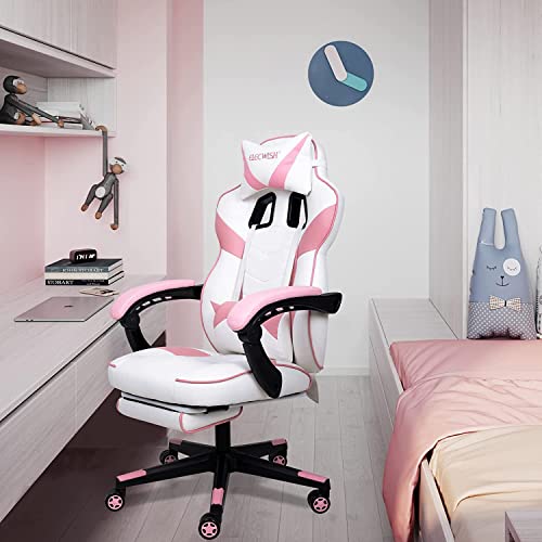 Snapklik.com : ELECWISH Ergonomic Computer Gaming Chair, Large Size PU ...