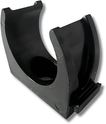 Evoges 20mm Black PVC U Clip Conduit Push in Saddle, Pack of 10 ...