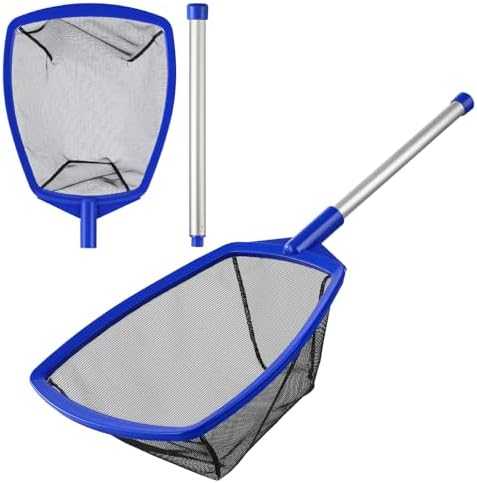 Amazon.com : Pool Skimmer Net with Telescopic Pole, Heavy Duty Scoop ...