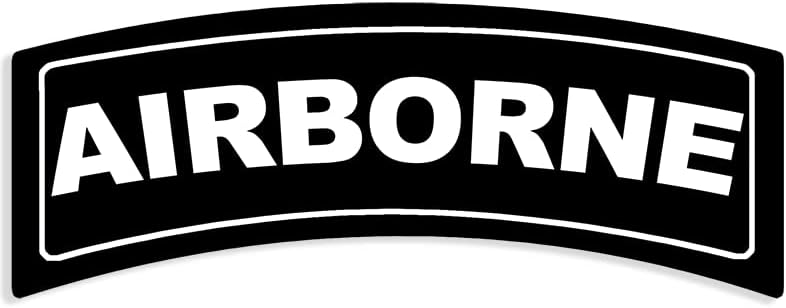 Amazon.com - Basic Parachutist Jump Wings with Airborne Tab Stickers ...