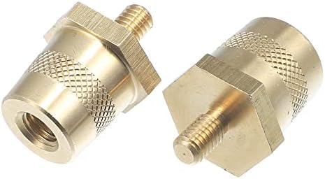 Amazon.com: X AUTOHAUX 1 Pair M6 Battery Terminal Connector Brass Tone ...