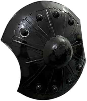 Amazon.com: 24 inch Medieval Troy Trojan Shield - Black Viking Armor ...