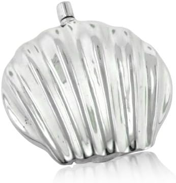 Amazon.com: Shell Shaped Sterling Silver Collectible Perfume Bottle ...