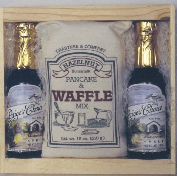 Amazon.com : Waffle Mix 18oz. with 2 Mixed Berry Syrups 5oz. Crate ...