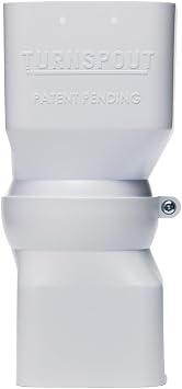 TurnSpout Directional Downspout Connector White, Downspouts - Amazon Canada