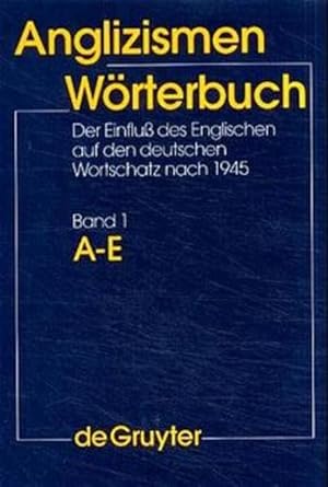 Anglizismen- Wörterbuch. 3 Bde.: Schmude, Regina., Carstensen, Broder ...
