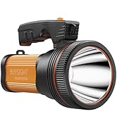 BUYSIGHT Rechargeable Spotlight Flashlight, 1000,000 lumens 600 Yards ...