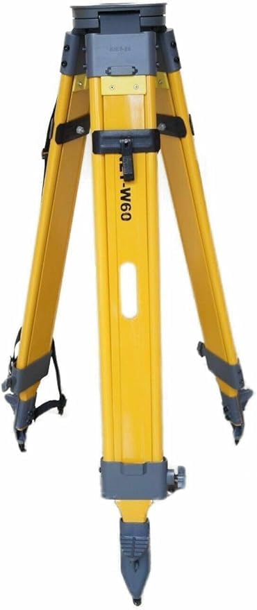 Heavy Duty Wooden Survey Tripod Dual Lock Survey Instrument Total ...