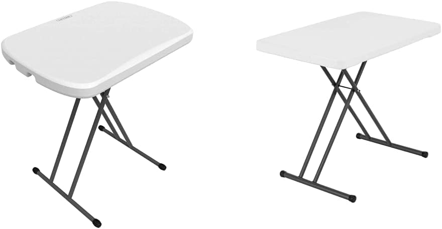 Amazon.com: Lifetime Adjustable Folding Laptop Tables, 26 Inch and 30 ...