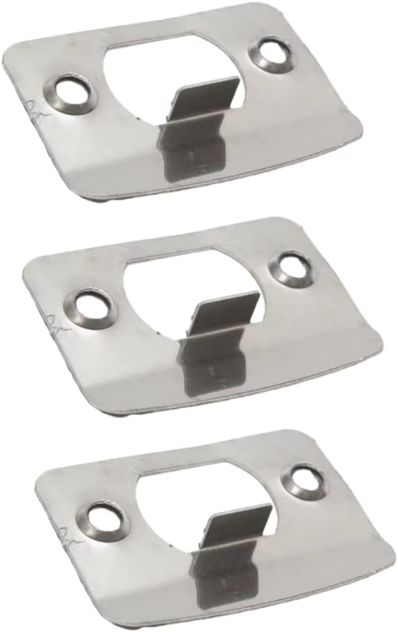 Door Latch Keep Strike Dust Box Black Plastic : Amazon.co.uk: DIY & Tools