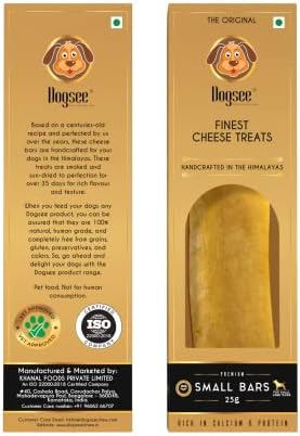 Buy Dogsee Chew Bars for Dogs - Small Bars 100g (Pack of 2) | 100% ...