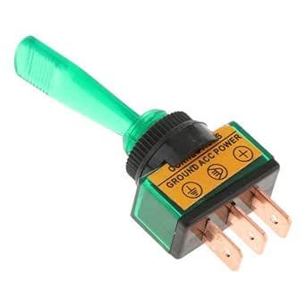 Amazon.co.jp: Generic 3x 12V 20A LEDライトロッカートグルスイッチ : 産業・研究開発用品