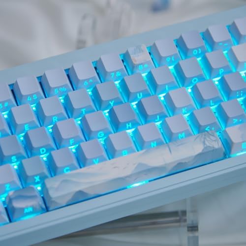 Amazon.com: Hunfuthr 132 Keys Side Printed Keycaps, Backlit Cherry ...