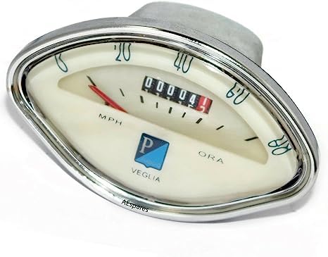Vespa Speedo Speedometer 80 Mph VBB SS GL GT GS Sprint Scooter : Amazon ...