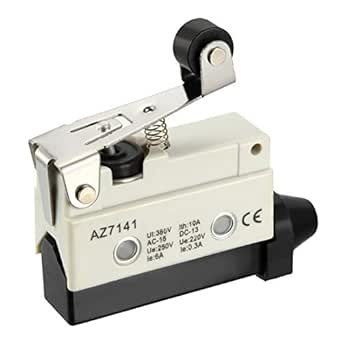 uxcell AZ-7141 SPDT 1NO+1NC Panel Mount Roller Plunger Type Micro Limit Switch : Amazon.in ...