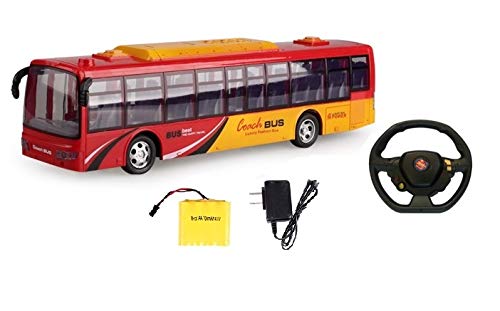 IndusBay® RC Remote Control Bus Toy - 4 Channel Big Size R/C City ...