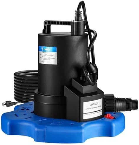 Pool Cover Pump DEKOPRO 1/4 HP Submersible Automatic Pool Cover Pump ...