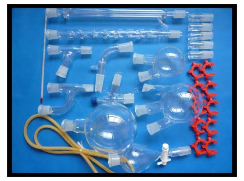 GOWE Organic Chemistry Laboratory Glassware Kit, lab Glassware kit ...