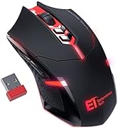 Amazon.com: T-DAGGER Wireless Gaming Mouse- USB Cordless PC Accessories ...