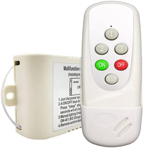 TRP TRADERS 3 Way Wireless RF Remote Control ON/Off Switch 220V for ...
